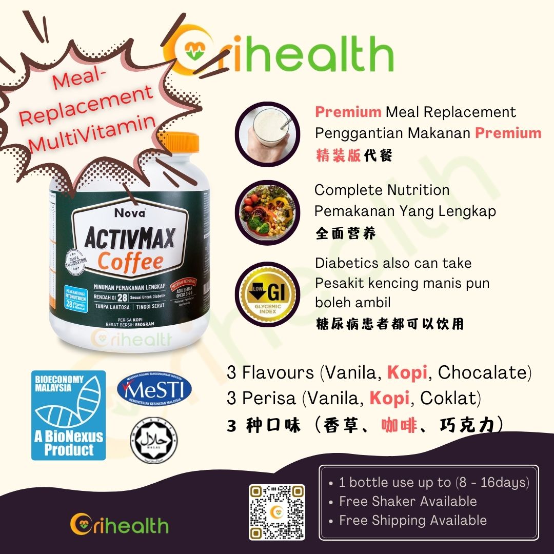 NOVA ACTIVMAX Coffee – Orihealth.my