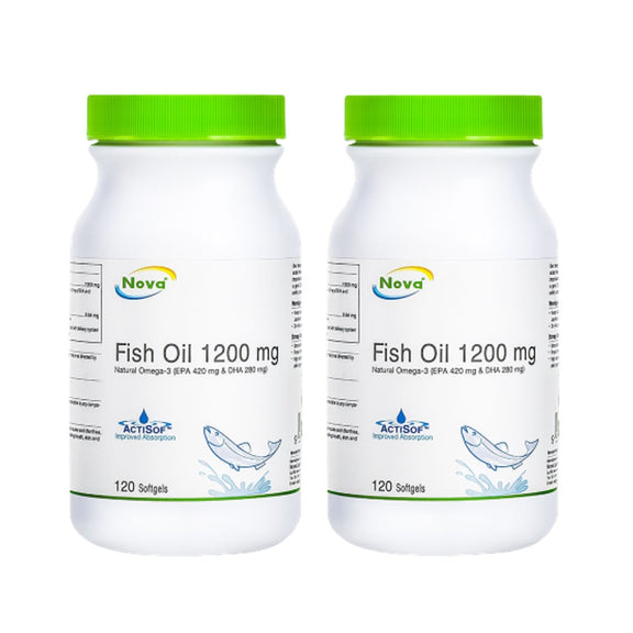 NOVA Fish Oil 1200mg Softgels [120s / 240s ] – Orihealth.my